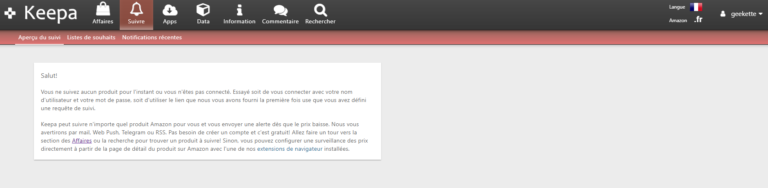 Tuto keepa et camelcamelcamel : Amazon price trackers - Geekette lifestyle et promo