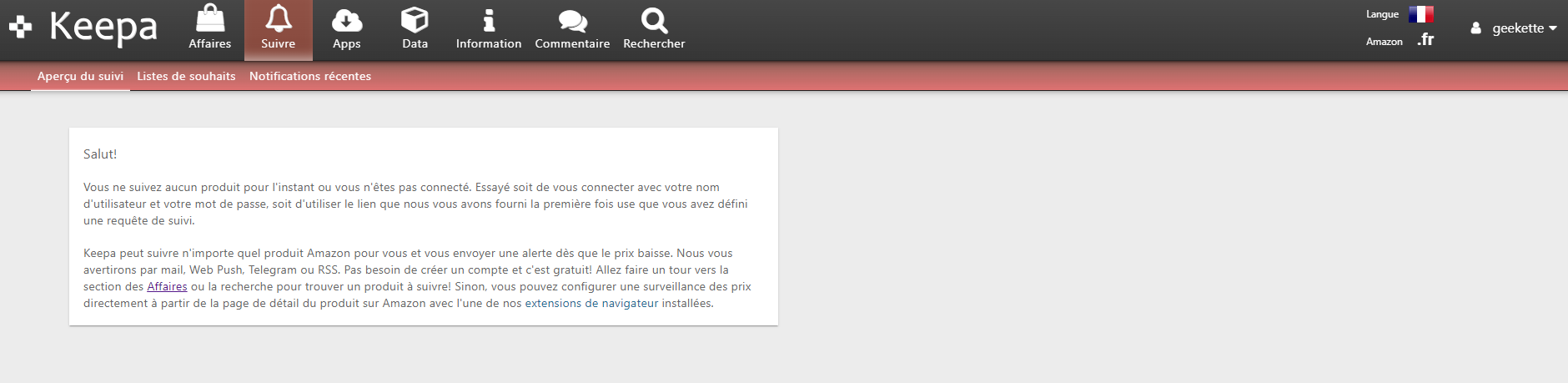 Tuto keepa et camelcamelcamel : Amazon price trackers - Geekette ...